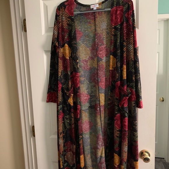 LuLaRoe | Jackets & Coats | Sarah Longsleeve Duster With Pockets | Poshmark